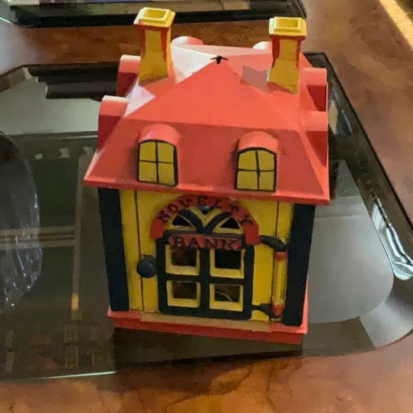 Other | Vintage Reproduction Bank Banker Is Inside Front Door Mint ...